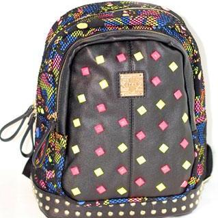 Hip Hop Style Colorful Rivet Skull Backpack Travelling Bag ...